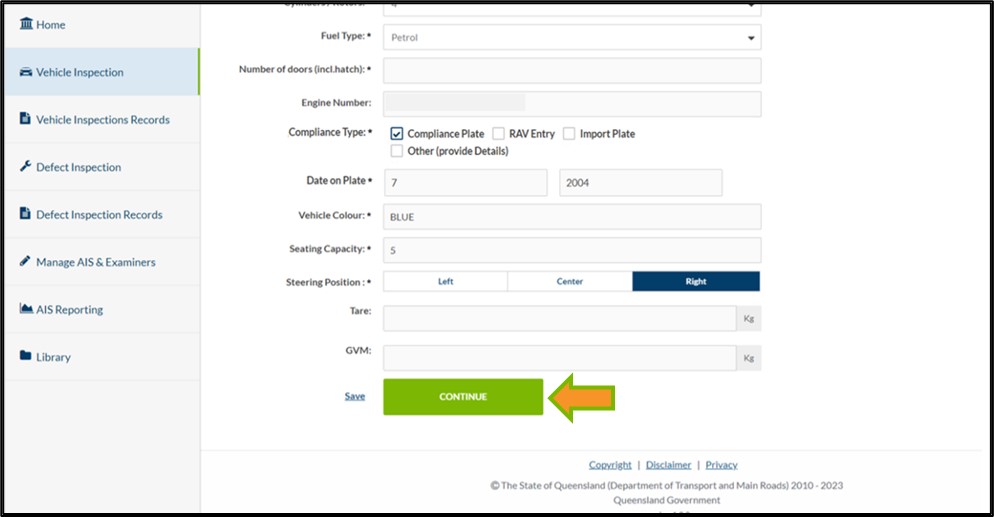 Vehicle and trailer inspections (Department of Transport and Main Roads)