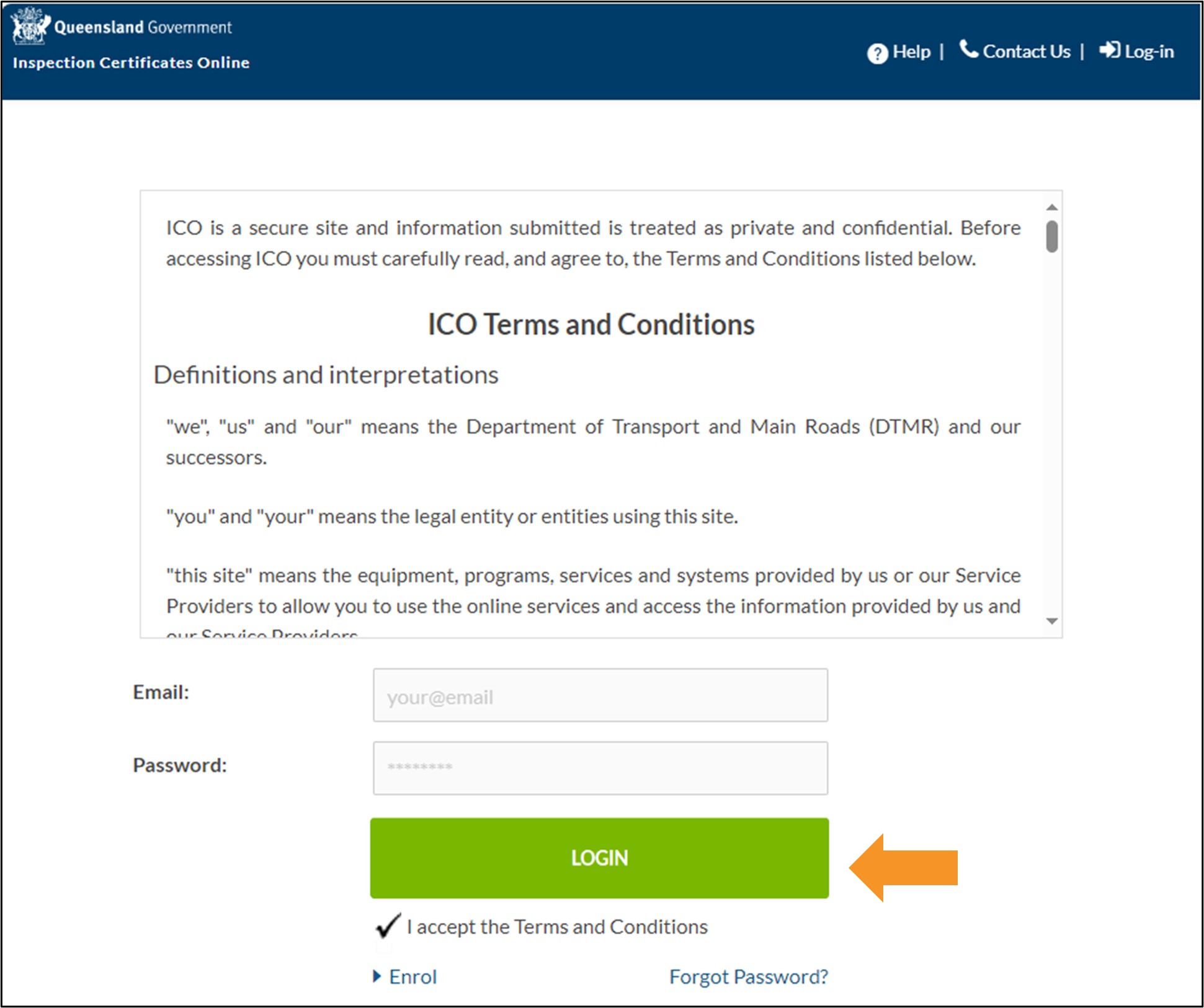 Accessing Inspection Certificates Online (Department of Transport and ...