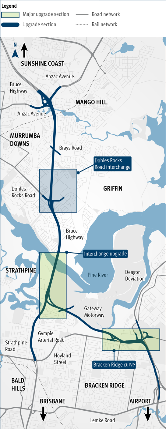 Gateway Motorway and Bruce Highway upgrades | Department of Transport ...