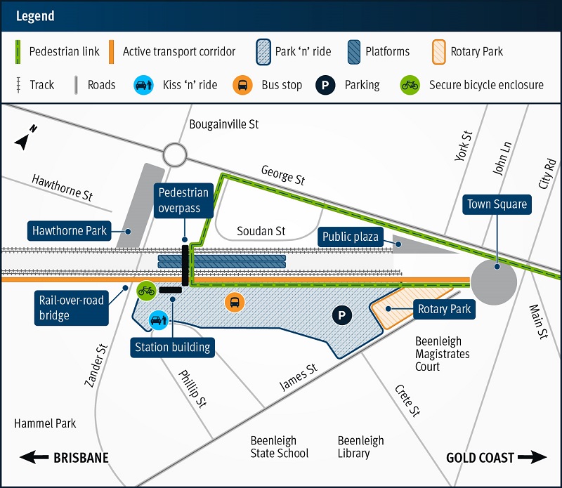 Beenleigh train station upgrade | Logan and Gold Coast Faster Rail | Department of Transport and ...