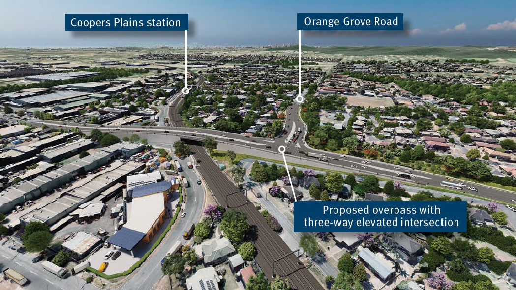 Boundary Road (Coopers Plains), rail level crossing, funding commitment ...