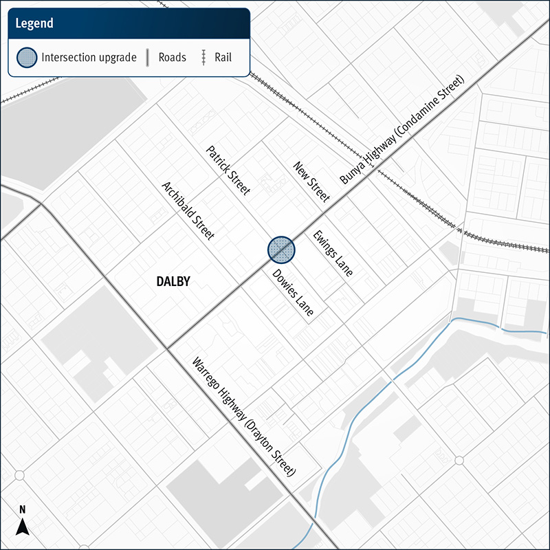 Bunya Highway (Dalby – Kingaroy) and Patrick Street, upgrade ...