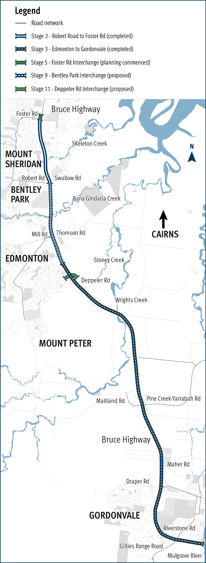 Cairns Bruce Highway Upgrade master plan | Department of Transport and ...