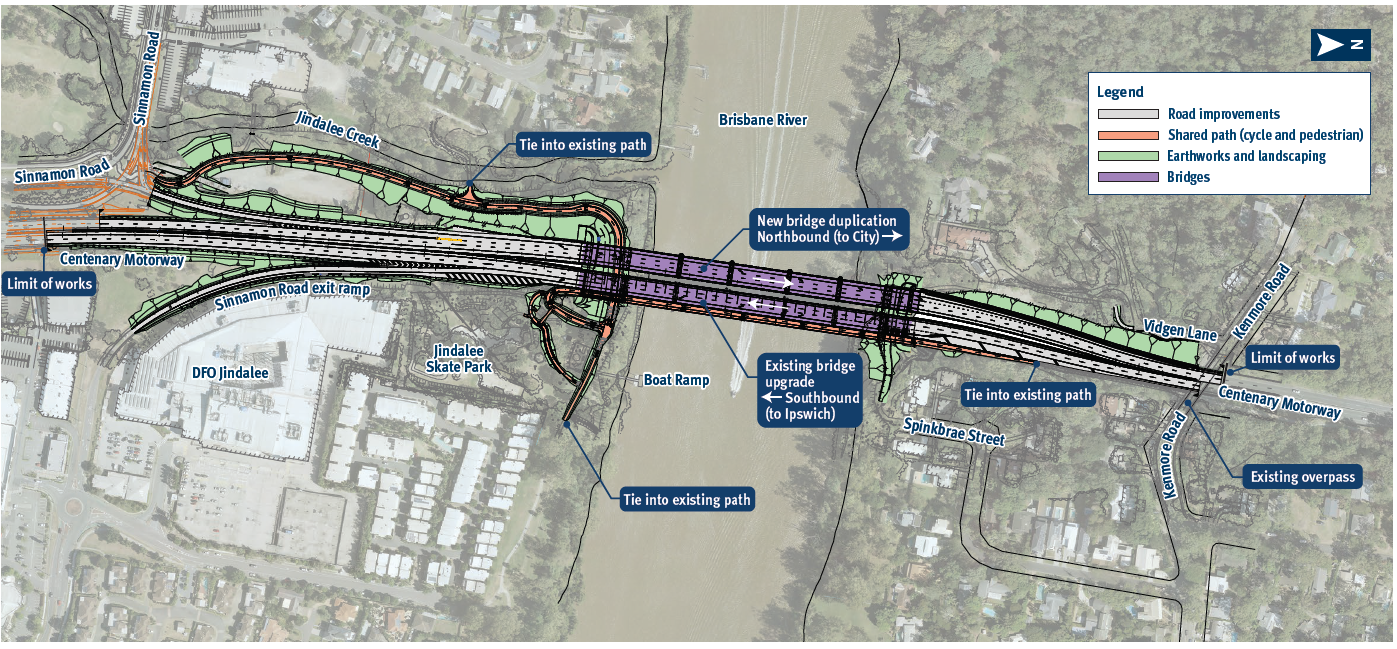 Centenary Bridge Upgrade | Department of Transport and Main Roads