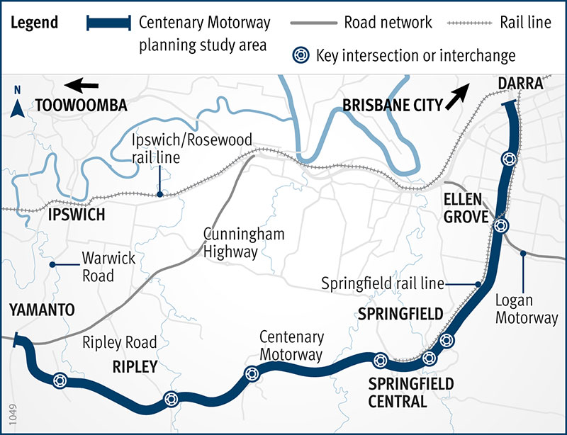 Centenary Motorway (Darra – Yamanto), planning | Department of ...