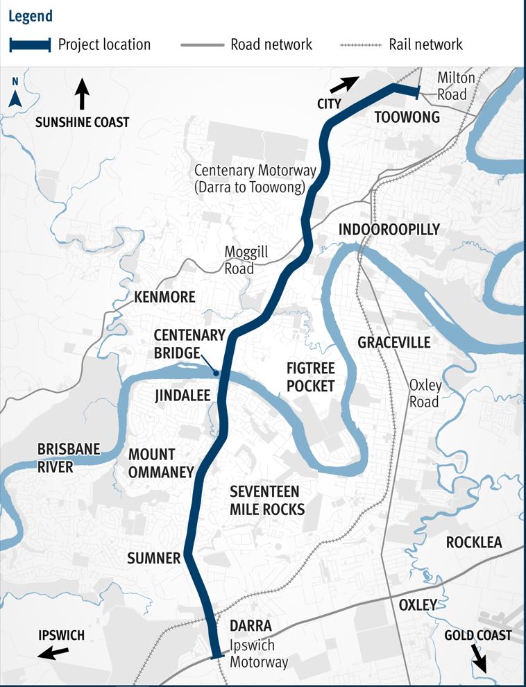 Centenary Motorway planning, Australian Government funding commitment ...
