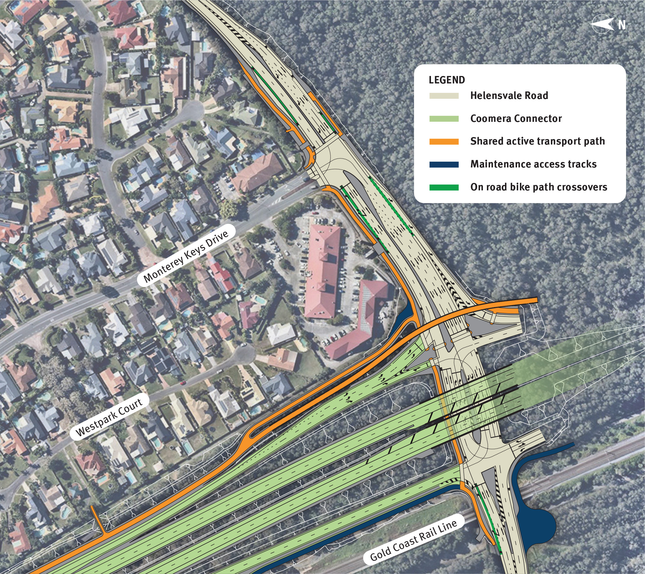 Helensvale Road interchange | Department of Transport and Main Roads