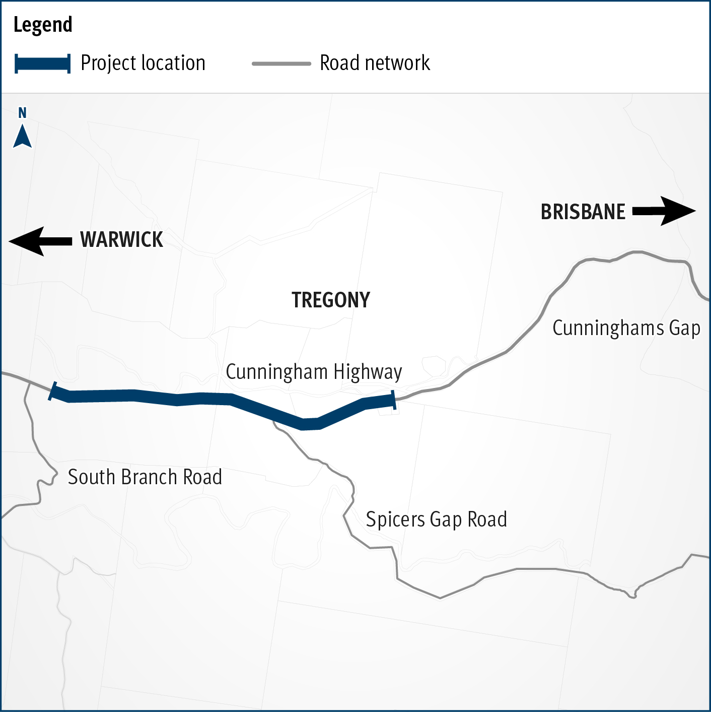 Cunningham Highway (Ipswich – Warwick), Tregony to Maryvale, improve ...