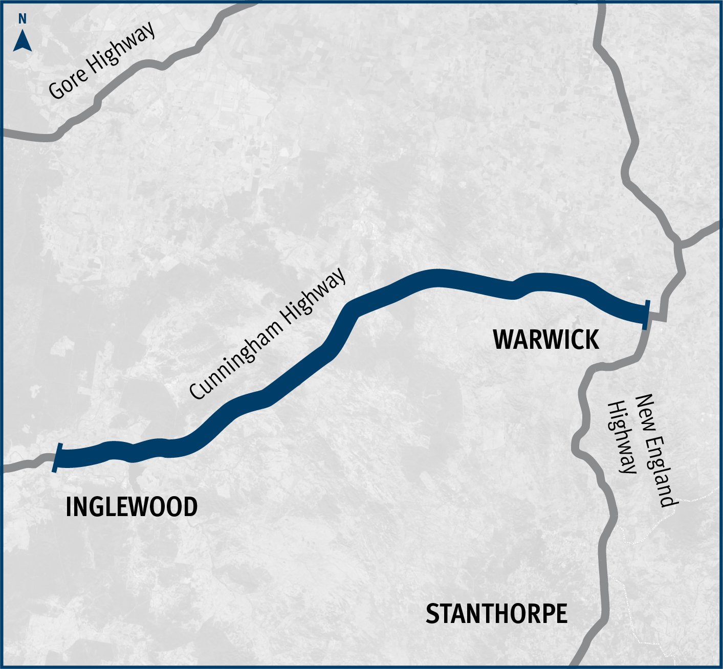Cunningham Highway (Warwick – Inglewood), improve safety | Department ...