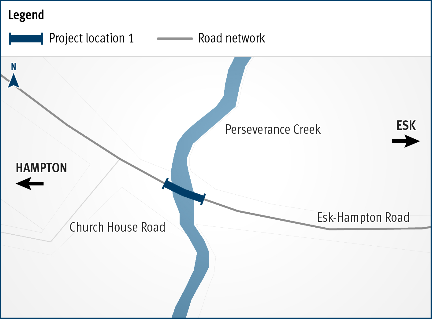 Esk-Hampton Road, Perseverance Creek, replace culvert | Department of ...