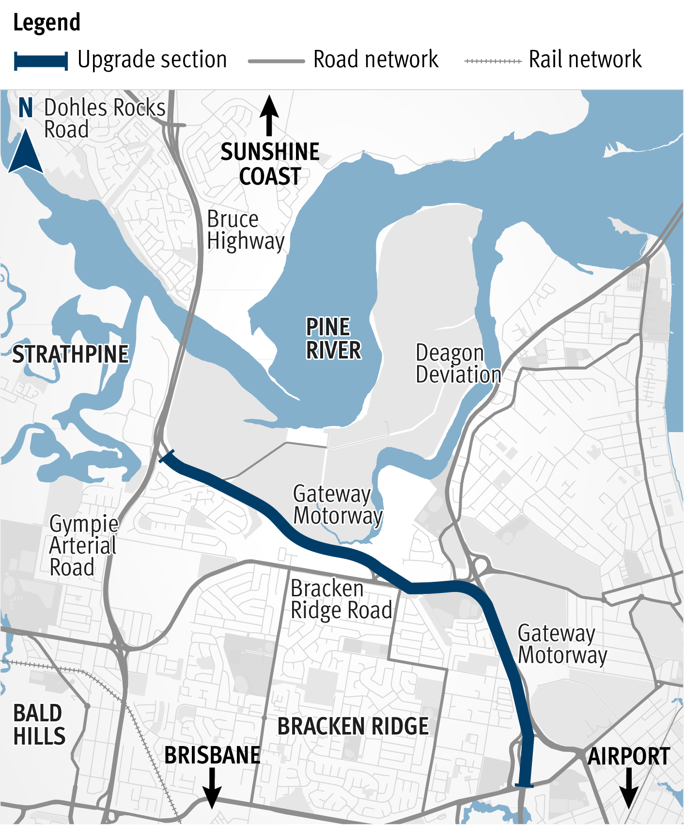 Gateway Motorway, Bracken Ridge to Pine River upgrade | Department of ...