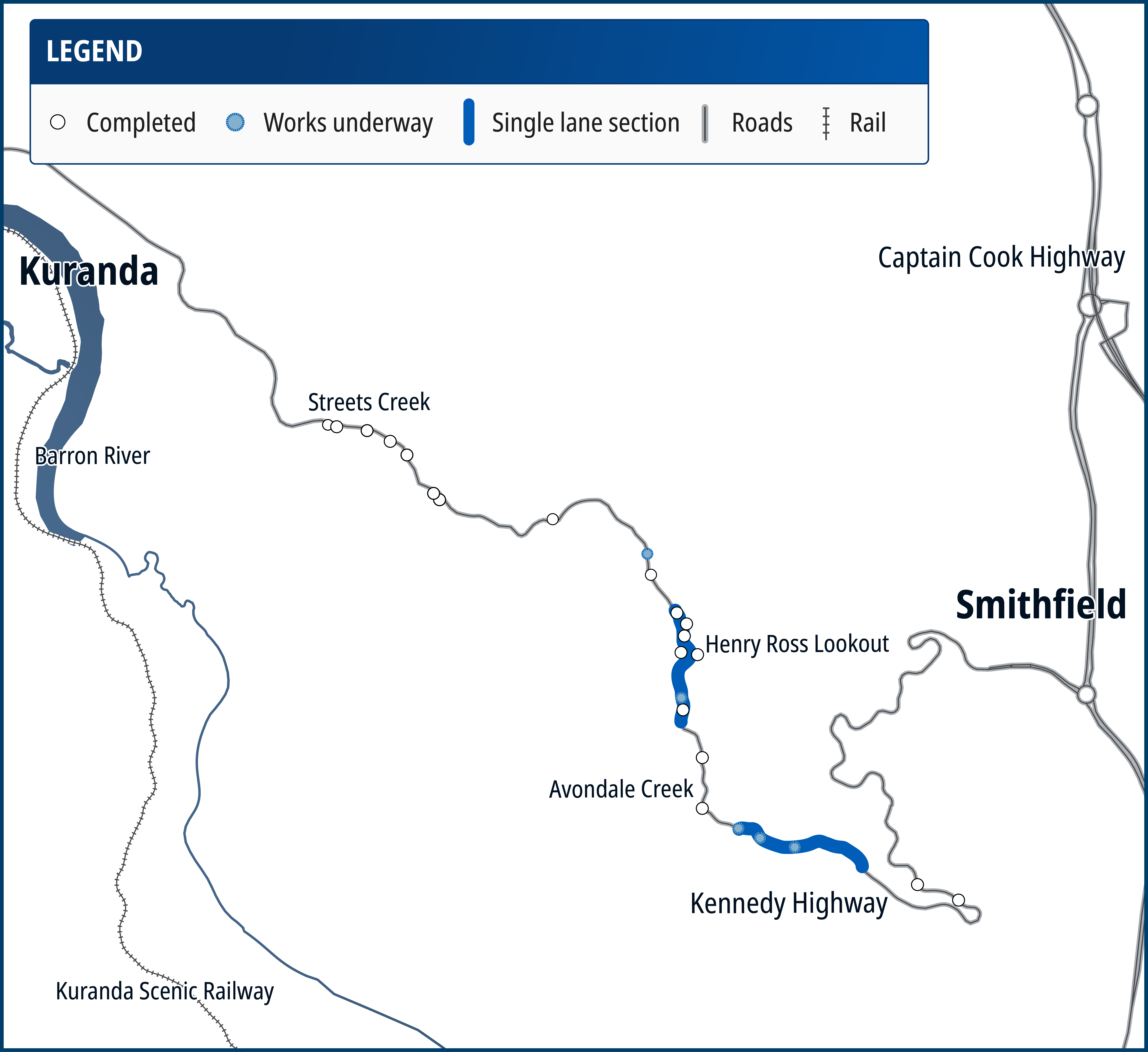 Kennedy Highway (Kuranda Range Road) cyclone reconstruction works ...