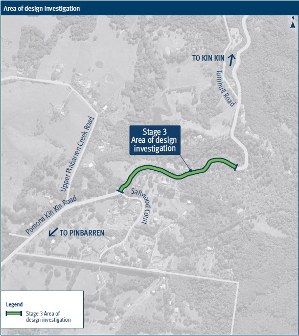 Kin Kin Road - widening upgrade at Kin Kin range | Department of ...