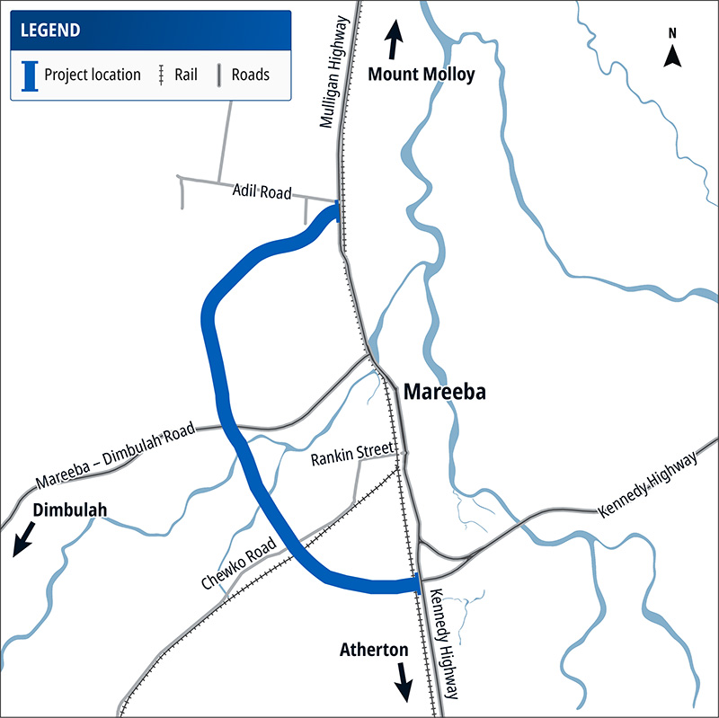 Mareeba - Dimbulah Road, Mareeba Bypass | Department of Transport and Main Roads