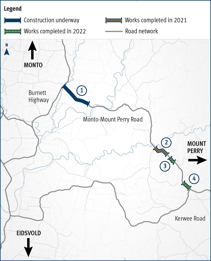Monto Mount Perry Road progressive sealing | Department of Transport ...