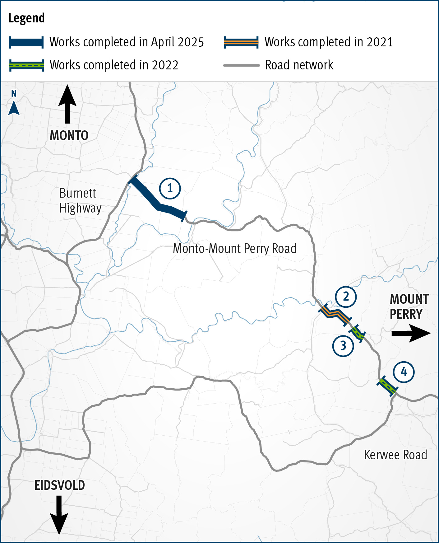 Monto Mount Perry Road progressive sealing | Department of Transport ...