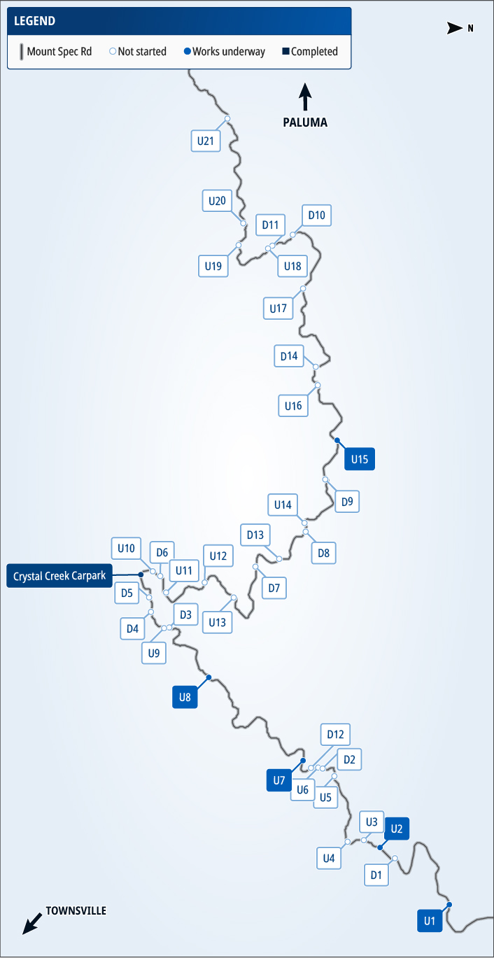 Mount Spec Road reconstruction works | Department of Transport and Main ...
