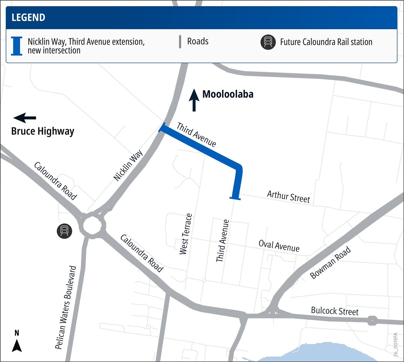Nicklin Way, Third Avenue extension, new intersection | Department of ...
