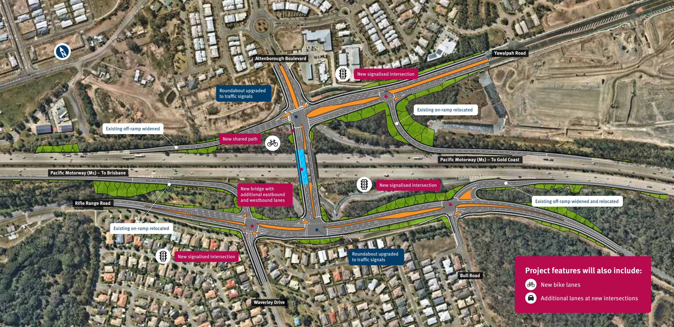 Pacific Motorway M1 Interchange upgrades | Department of Transport and ...