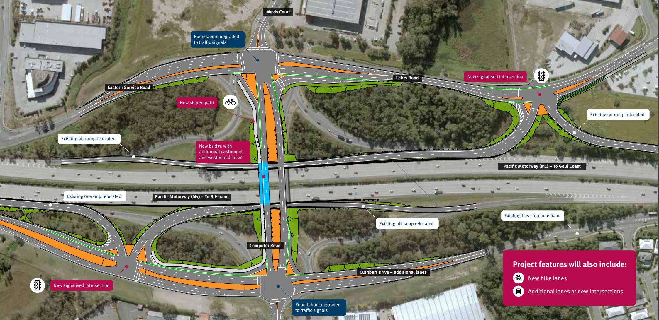Pacific Motorway M1 Interchange upgrades | Department of Transport and ...