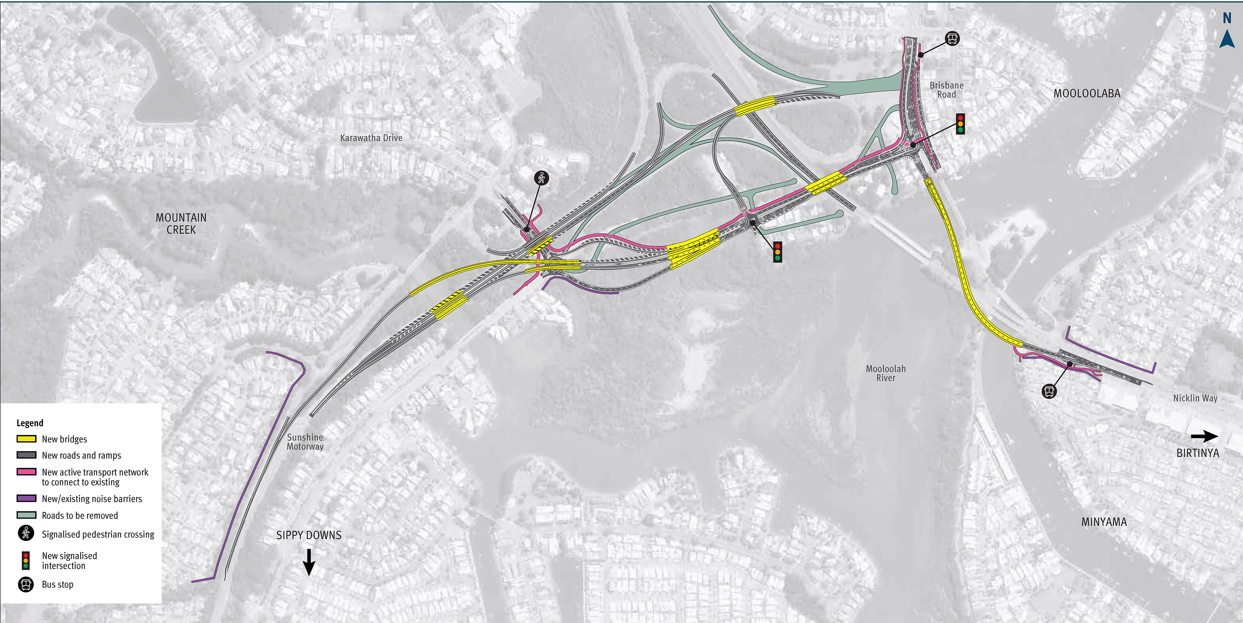 Sunshine Motorway, Mooloolah River Interchange Upgrade (Stage 1 ...