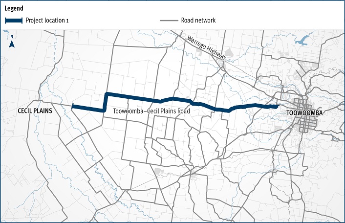 Toowoomba–Cecil Plains Road, improve safety | Department of Transport and Main Roads
