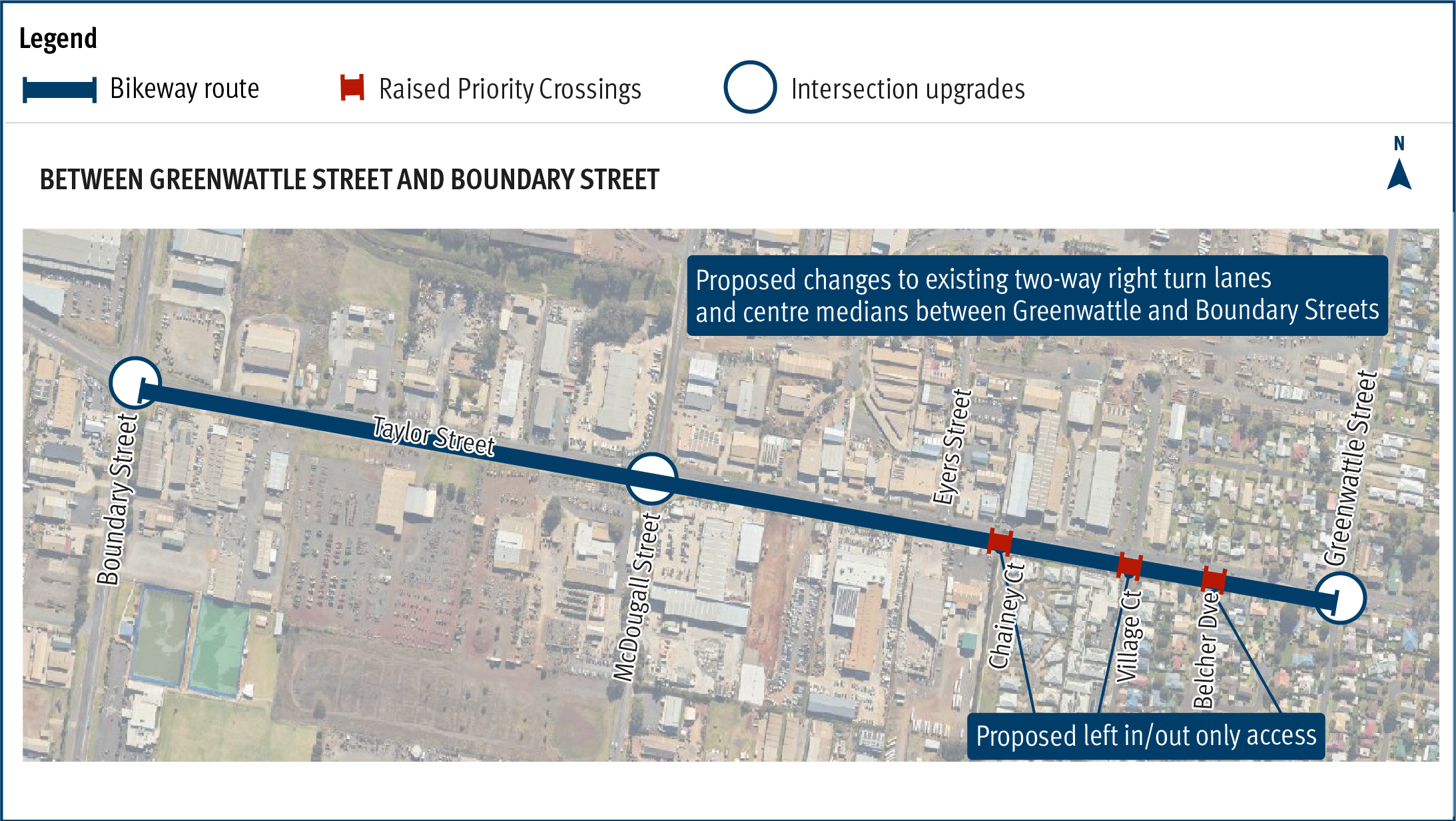 Toowoomba Cecil Plains Road Taylor Street cycleway business case ...