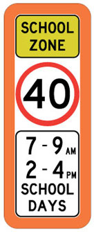 Speed limits in school zones (Department of Transport and Main Roads)